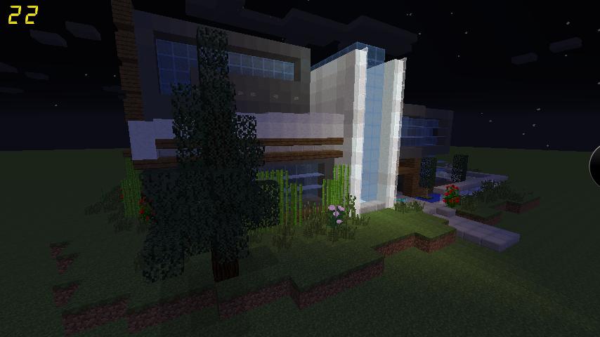 Modern House Exterior Minecraft Map