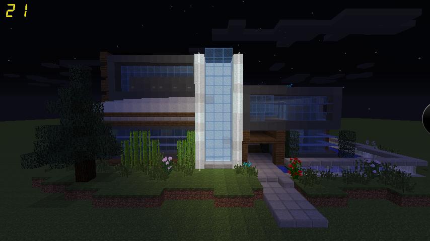 Modern House Exterior Minecraft Map