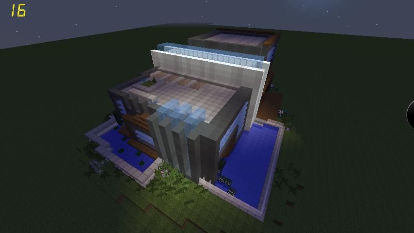 Modern House Exterior Minecraft Map