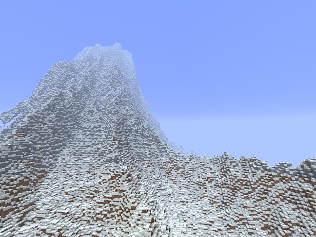 Forest Mountain [Snow Desert] Minecraft Map