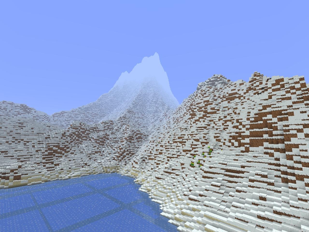 Forest Mountain [Snow Desert] Minecraft Map