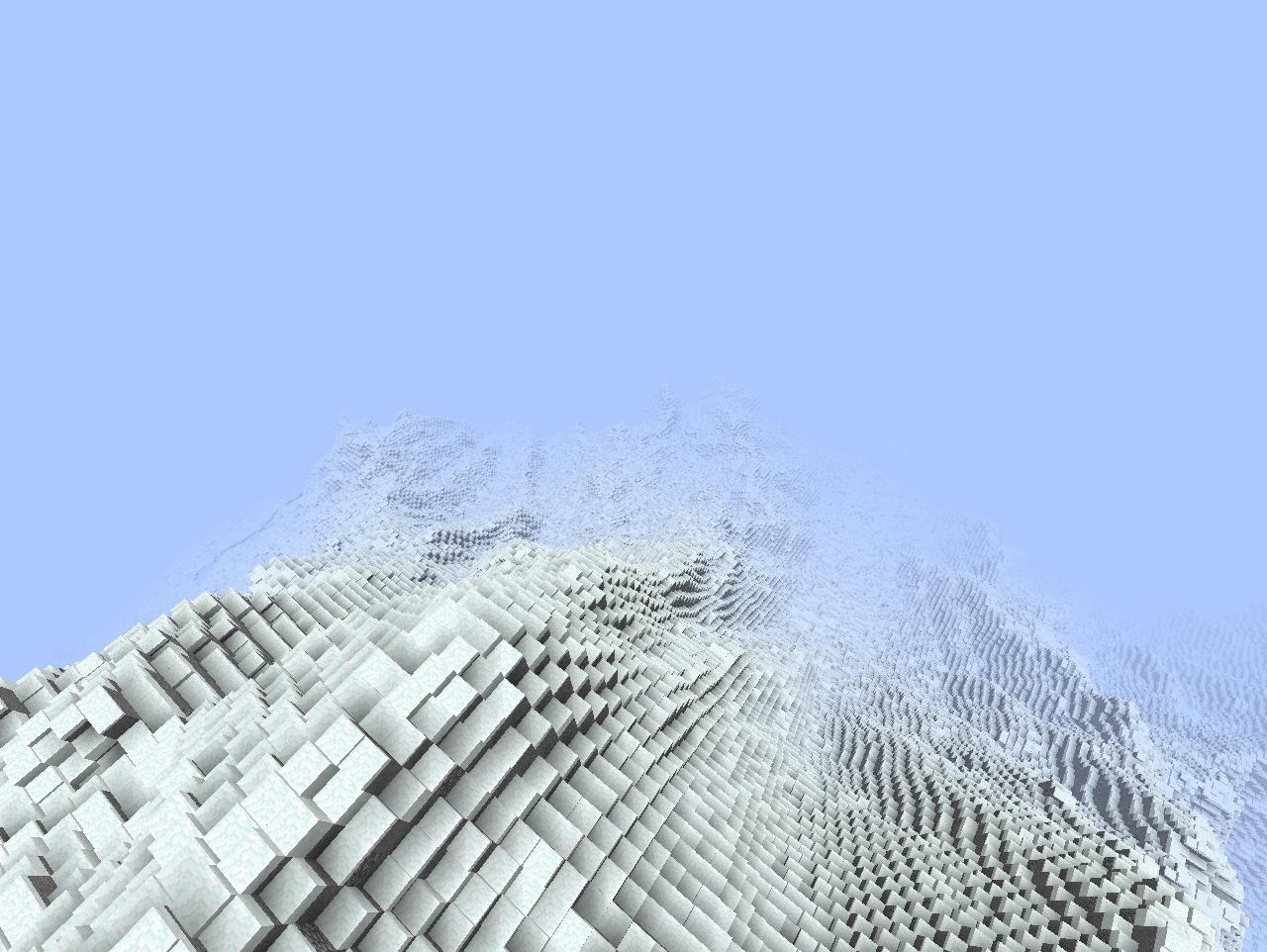 Forest Mountain [Snow Desert] Minecraft Map
