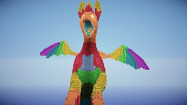 A Happy Dragon. Only for sad people :/ Minecraft Map