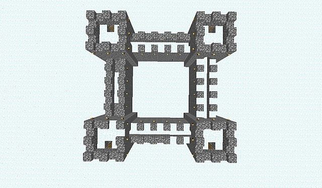 tiny castle Minecraft Map