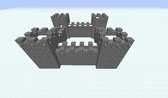 tiny castle Minecraft Map