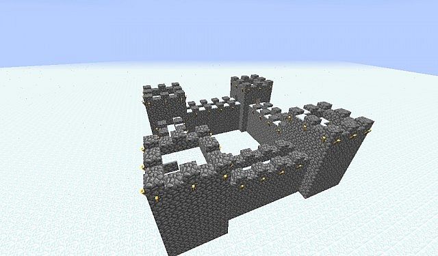 tiny castle Minecraft Map