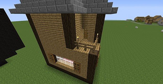 2 story villager house Minecraft Map