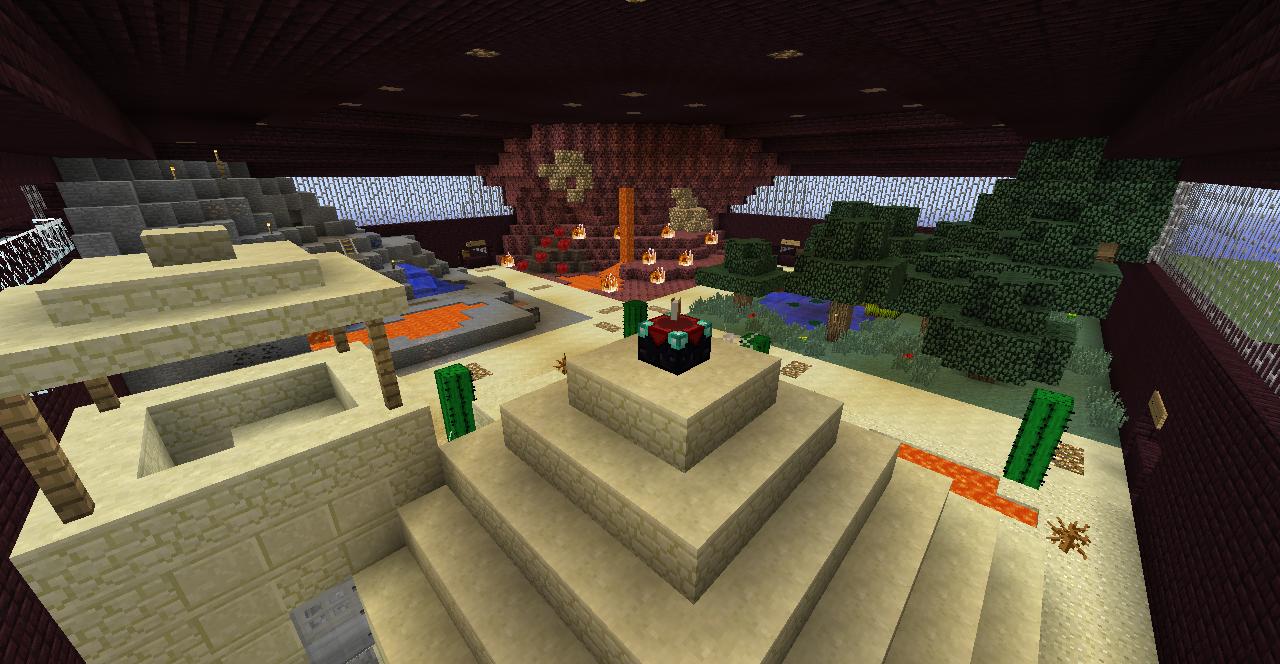 Minecraft Battle Arena 2 - 4 Players (UPDATE) v. 2.0 Minecraft Map