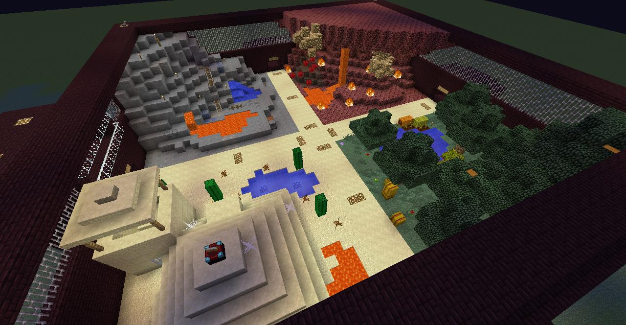 Minecraft Battle Arena 2 - 4 Players (UPDATE) v. 2.0 Minecraft Map