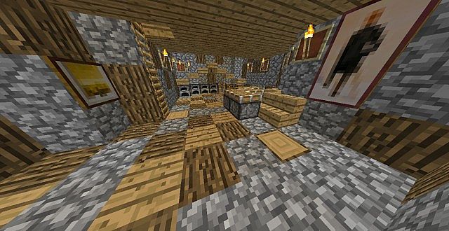 Builds and interiors Minecraft Map
