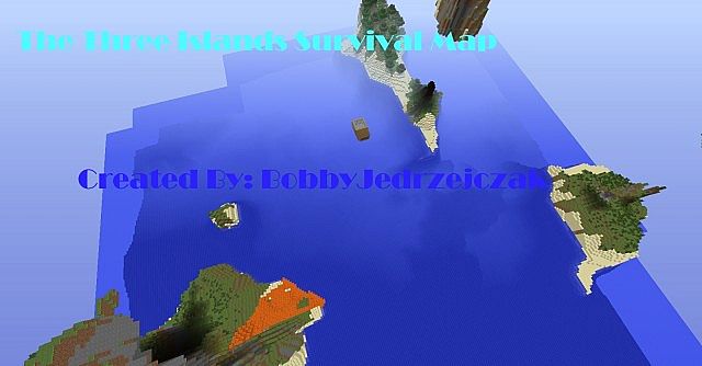 The Three Islands Survival Map Minecraft Map
