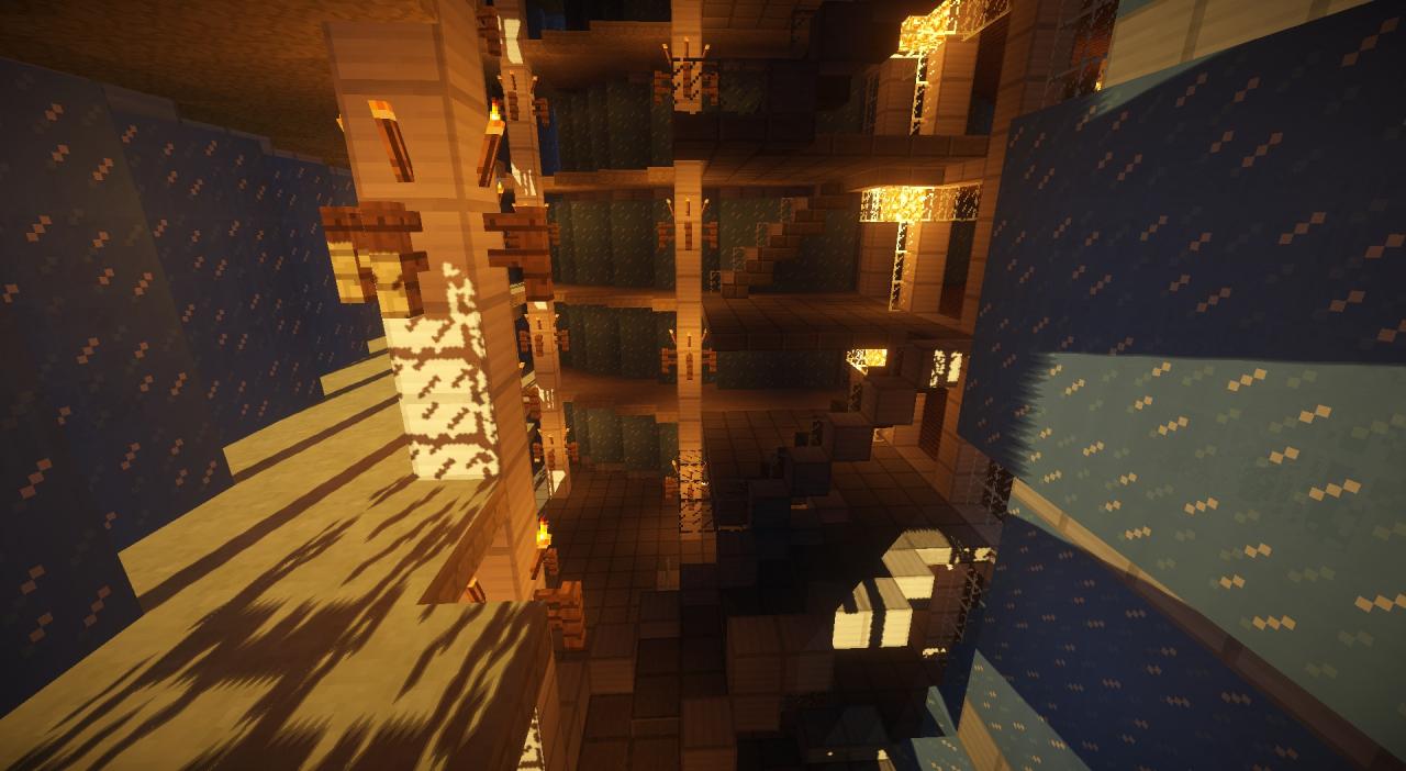 Spindle - A Futuristic Skyscraper Minecraft Map