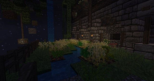 Flying Island with House Minecraft Map