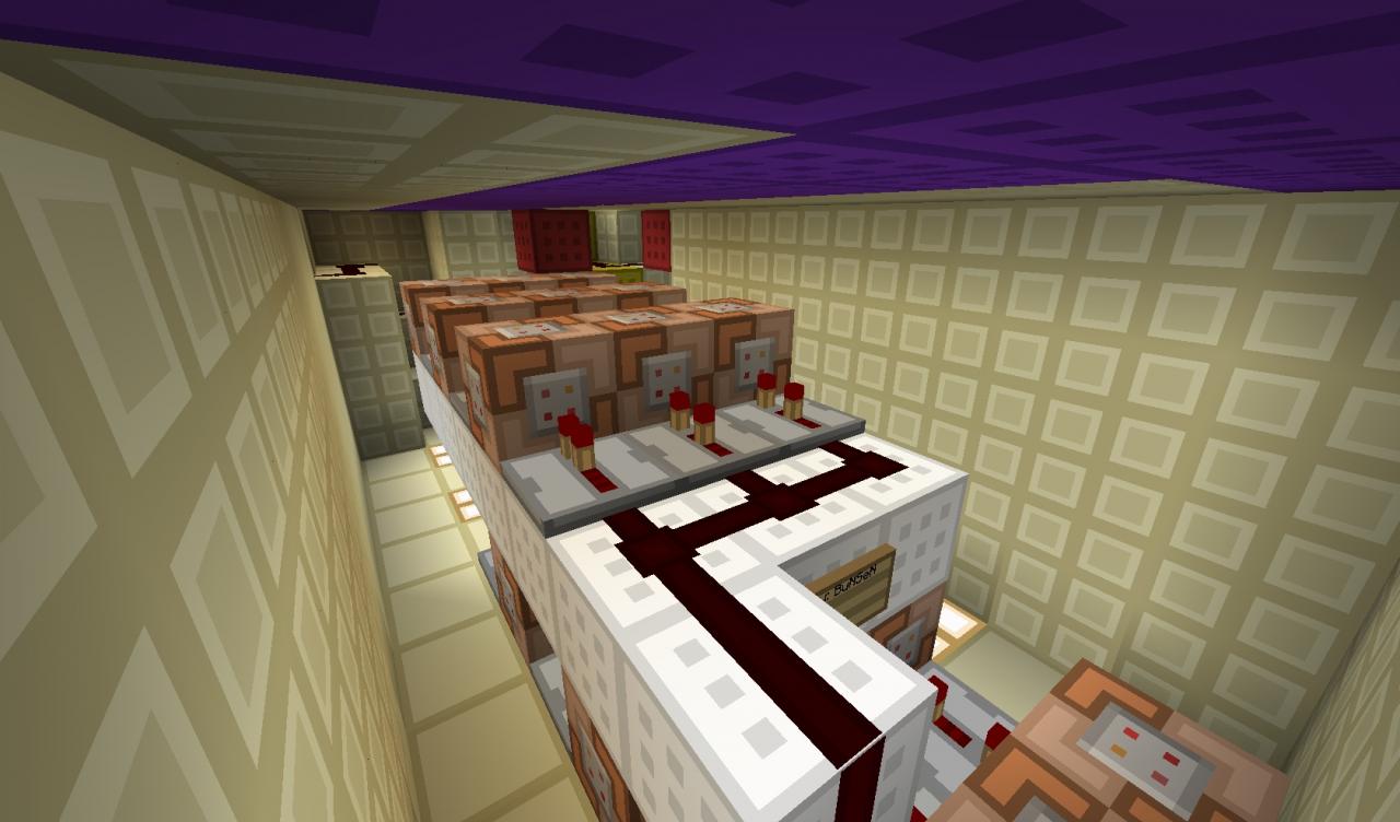 Automatic Color-Wall [RedStone][Mini] Minecraft Map