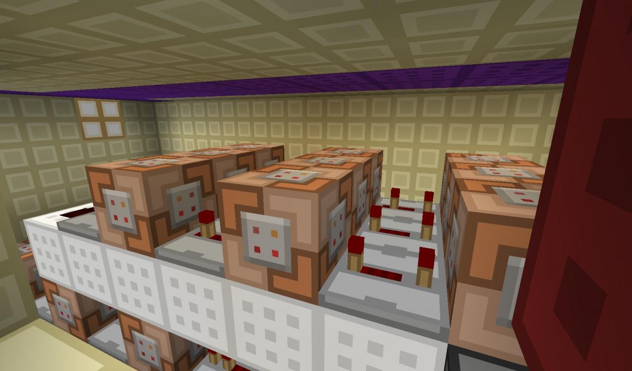Automatic Color-Wall [RedStone][Mini] Minecraft Map