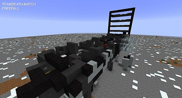 COD (call of duty) Ghosts freefall minigame Minecraft Map