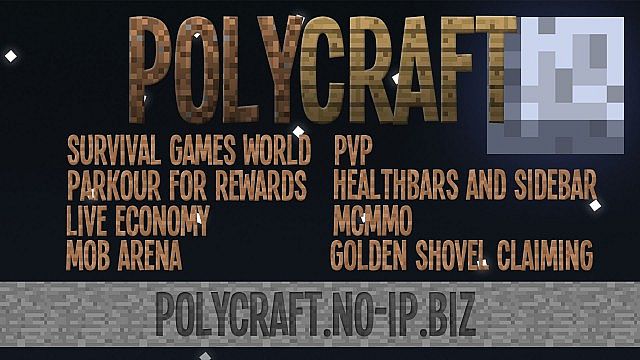 PolyCraft [1.6.2] Golden Shovel Claiming - Live Economy - Survival ...