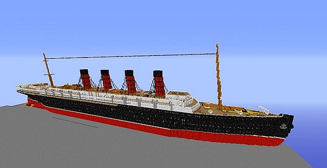 RMS LUSITANIA VINTAGE COLLECTION Minecraft Map