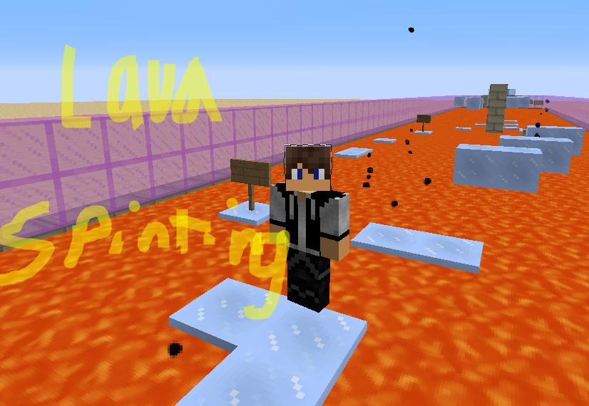 Lava Run Sprinting! Minecraft Map