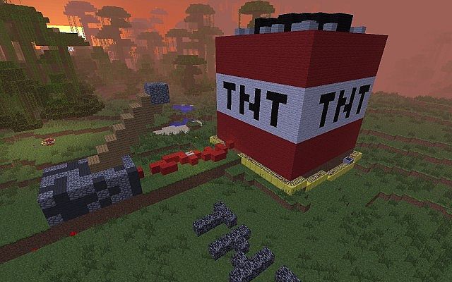 Giant TNT Minecraft Map