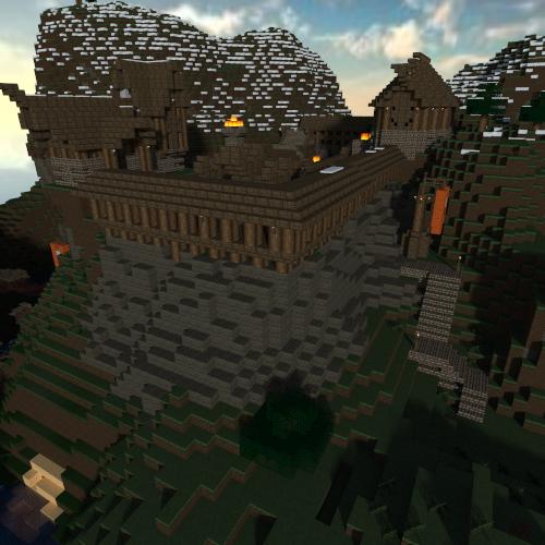 Stone hill- a viking village Minecraft Map