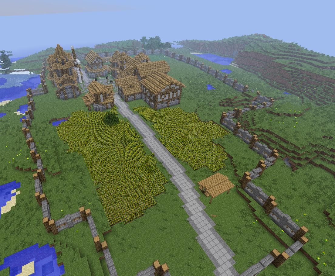 My server map Minecraft Map
