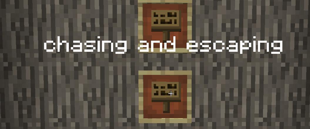 chasing and escaping [mini game] Minecraft Map
