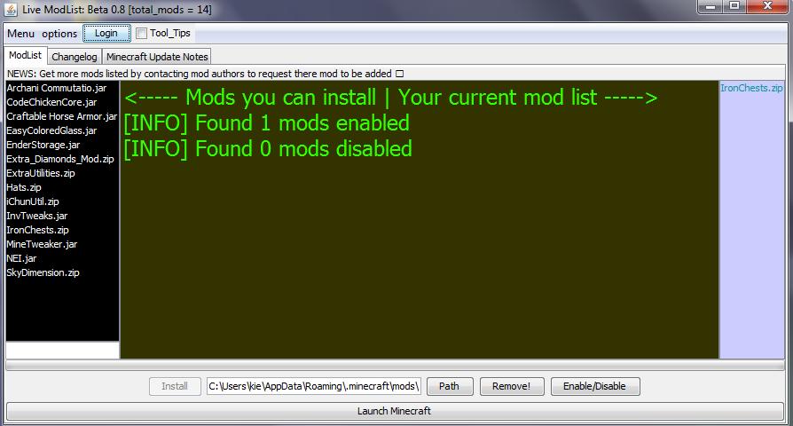 [Beta] Live ModList | All your mods in one location ready to ...