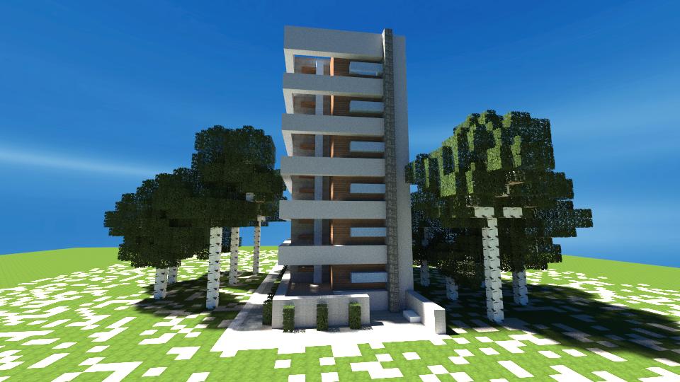 Modern Row Home Minecraft Map