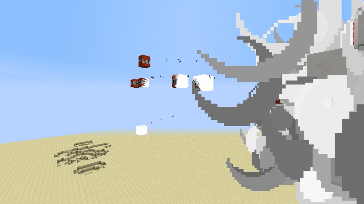 Tnt machine gun Minecraft Map