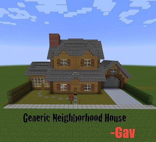 Generic Neghborhood House - By Gav_ Minecraft Map