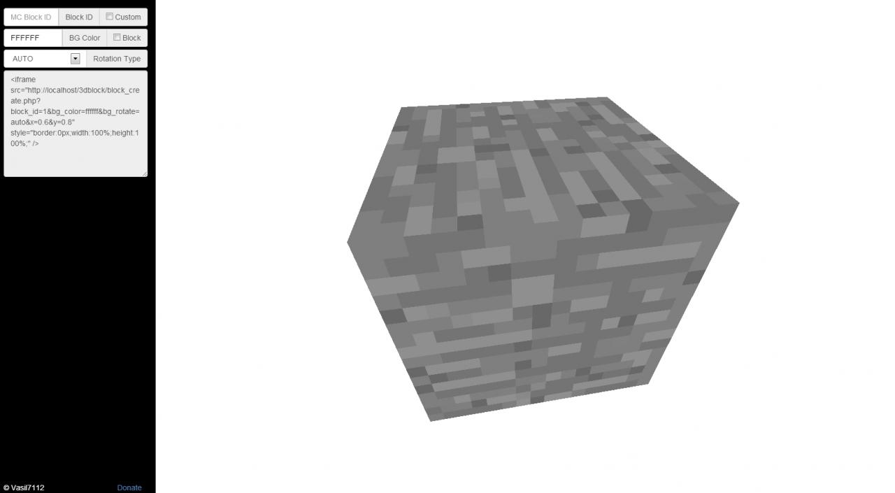 [WEB/Alpha] 3D Block Preview Minecraft Mod