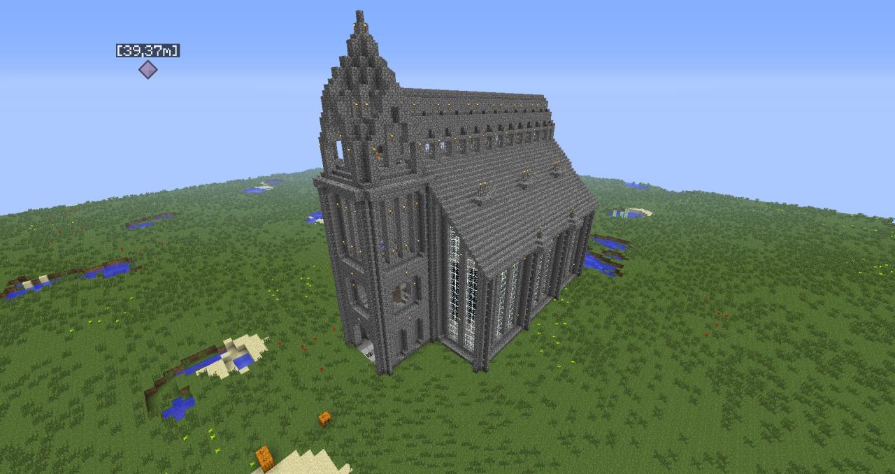 A cobble church Minecraft Project
