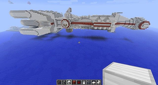 Minecraft Tantive IV avec interieur/ With full interior Minecraft Map