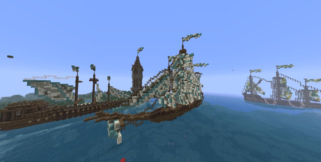 Medieval Ships Minecraft Map
