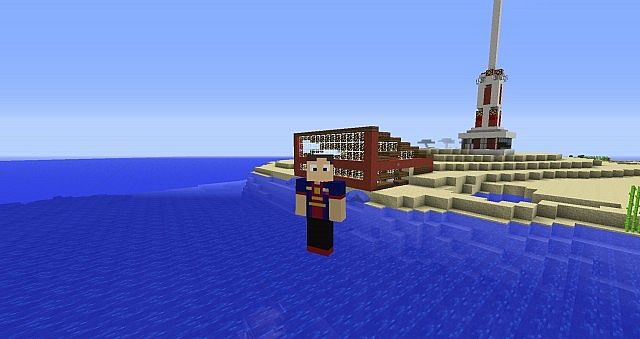 Cool beach-side condo Minecraft Map