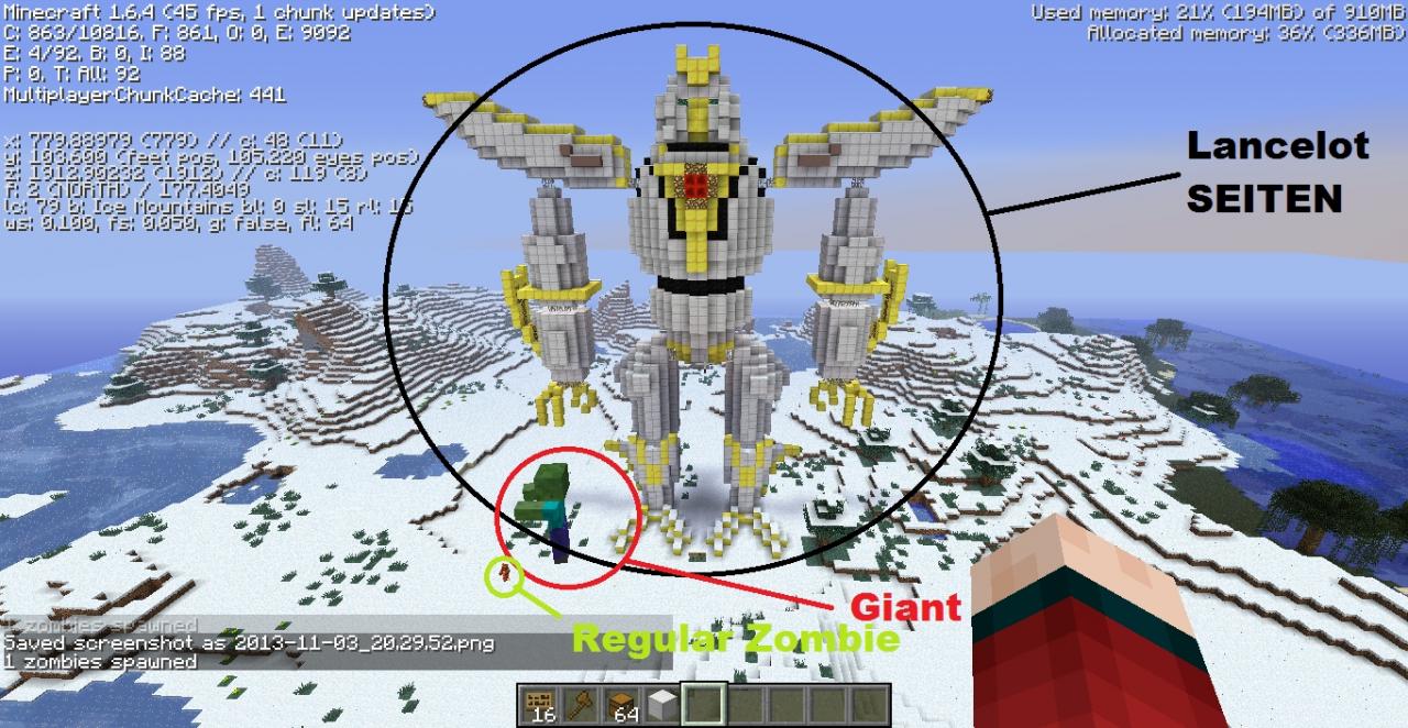 Lancelot Albion (Code Geass R2) Minecraft Map
