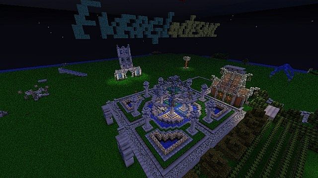 different spawn designs Minecraft Map