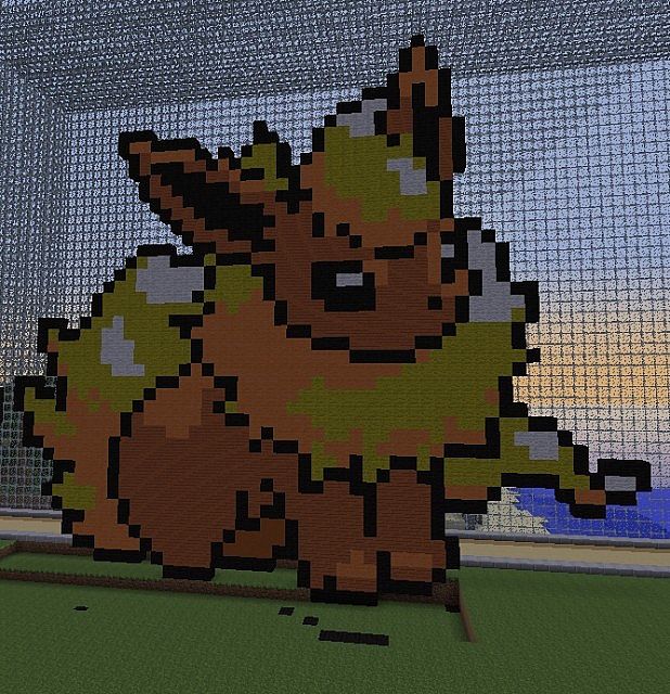 Pokemon Pixel Arts Minecraft Map