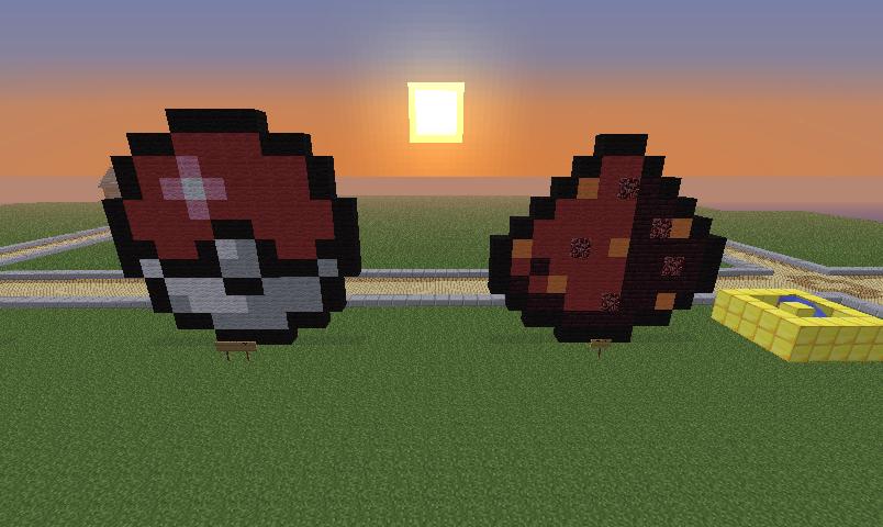 Pixel art Minecraft Map