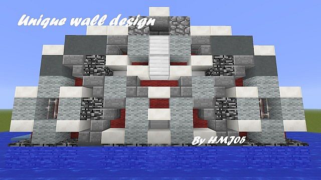 Unique Wall Design Minecraft Map