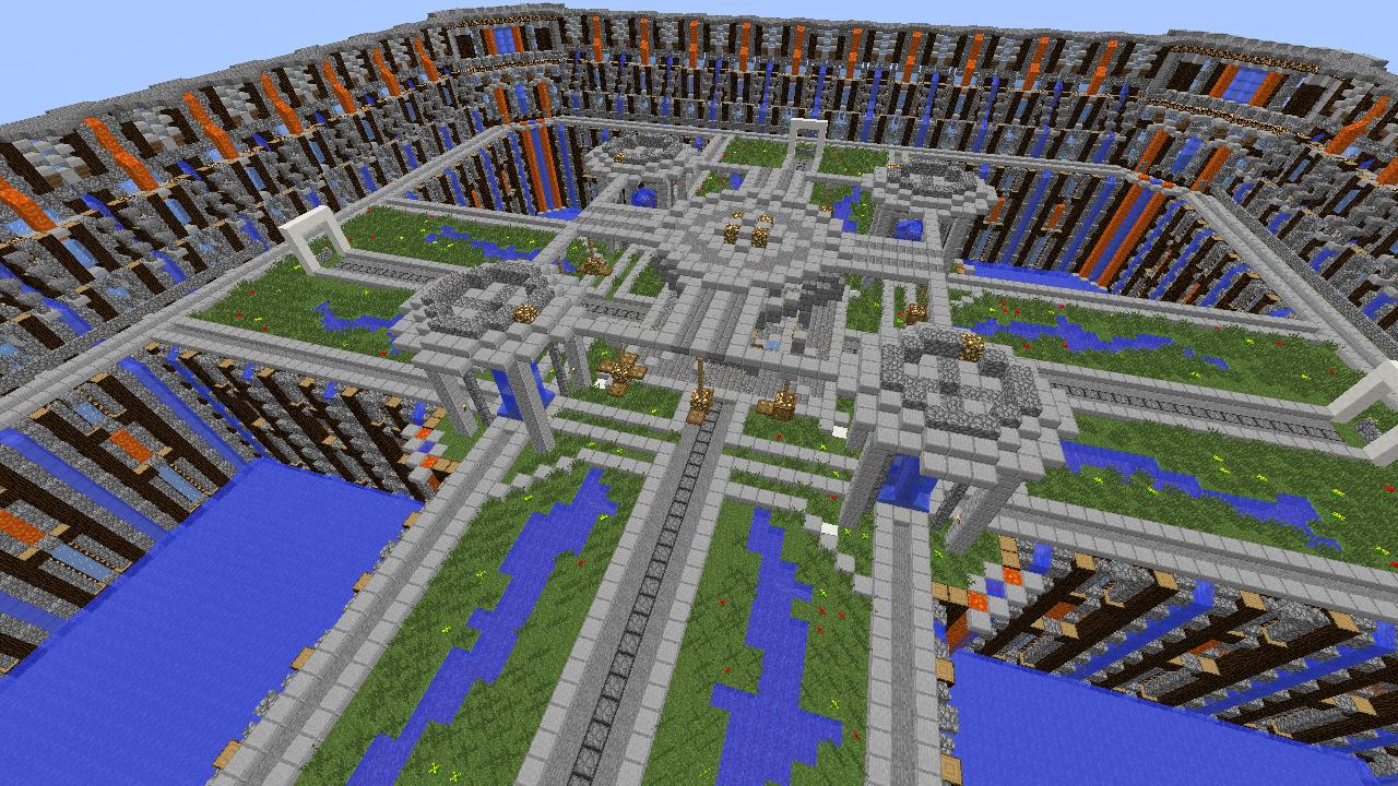 Minecraft Hub Server Map Minecraft Map