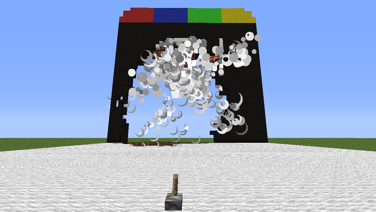 Blow Up Google Plus Minecraft Map