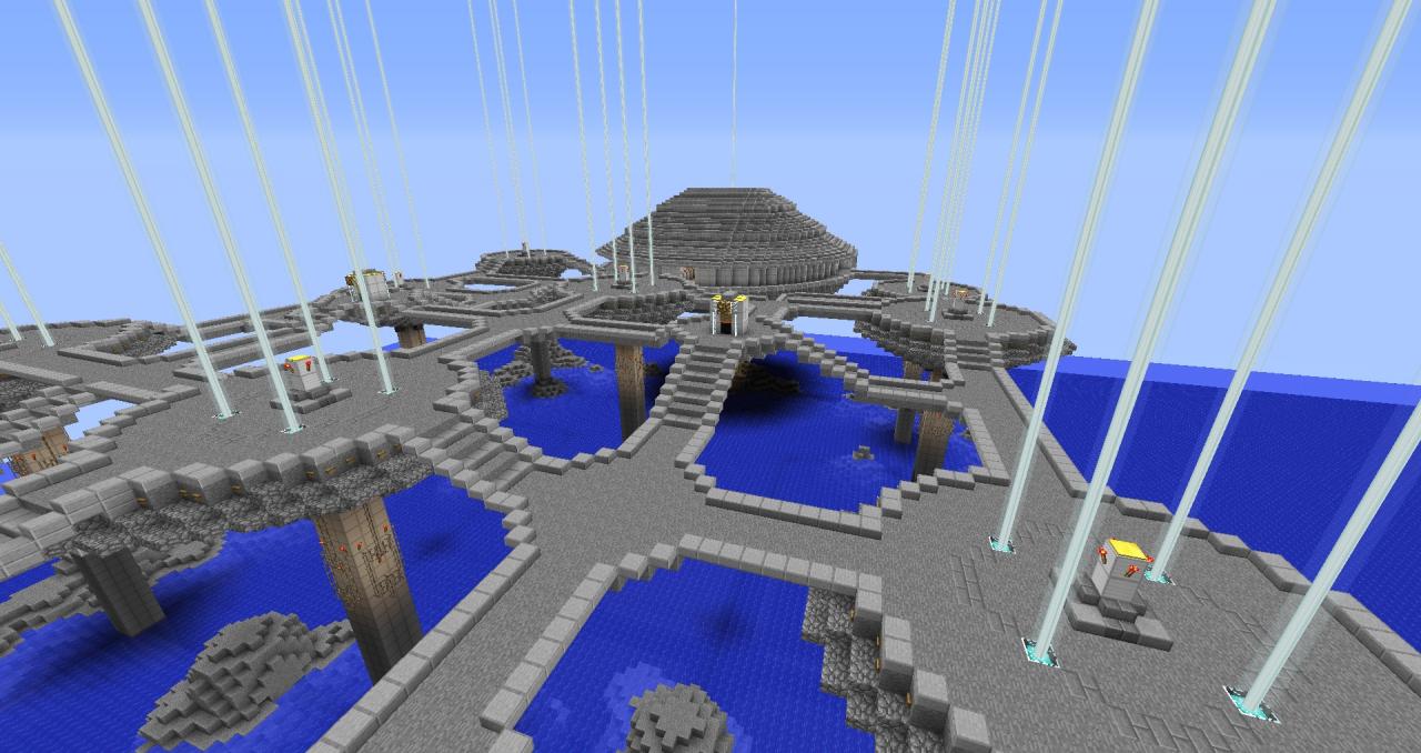 Some Maps of MineWars Minecraft Map