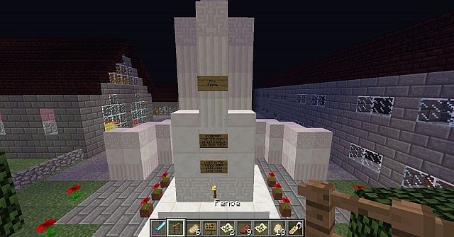 Cenotaph Rememberance Veterans Day 11/11 Minecraft Map