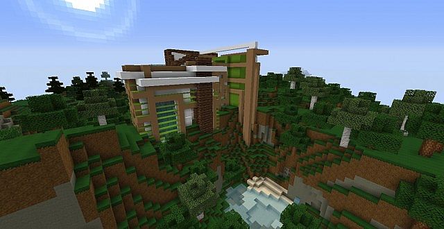 Modern House | Slant Minecraft Map