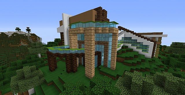Modern House | Slant Minecraft Map