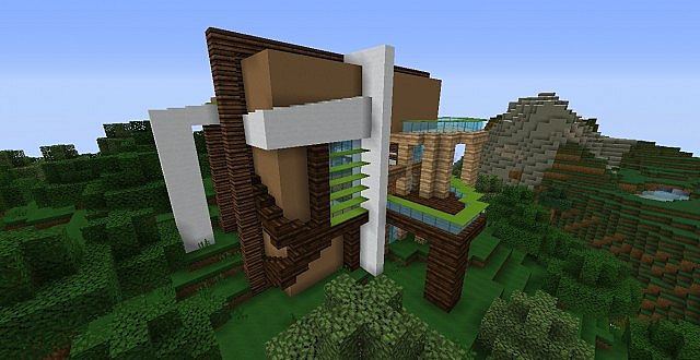 Modern House | Slant Minecraft Map