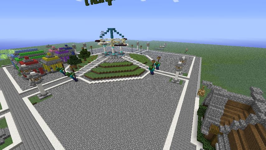 different spawn designs Minecraft Map