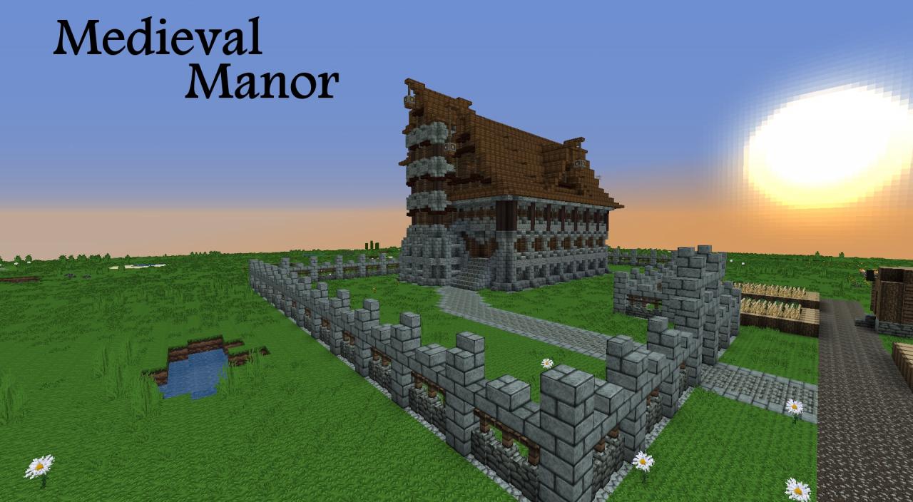 Medieval Manor House Minecraft Map